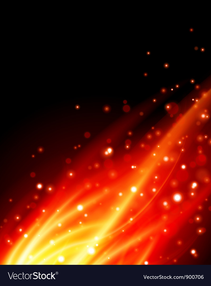 Abstract flame Royalty Free Vector Image - VectorStock