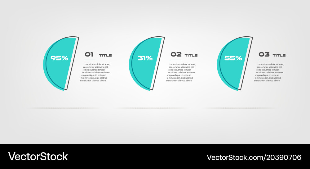 Cartoon percent infographics - can Royalty Free Vector Image