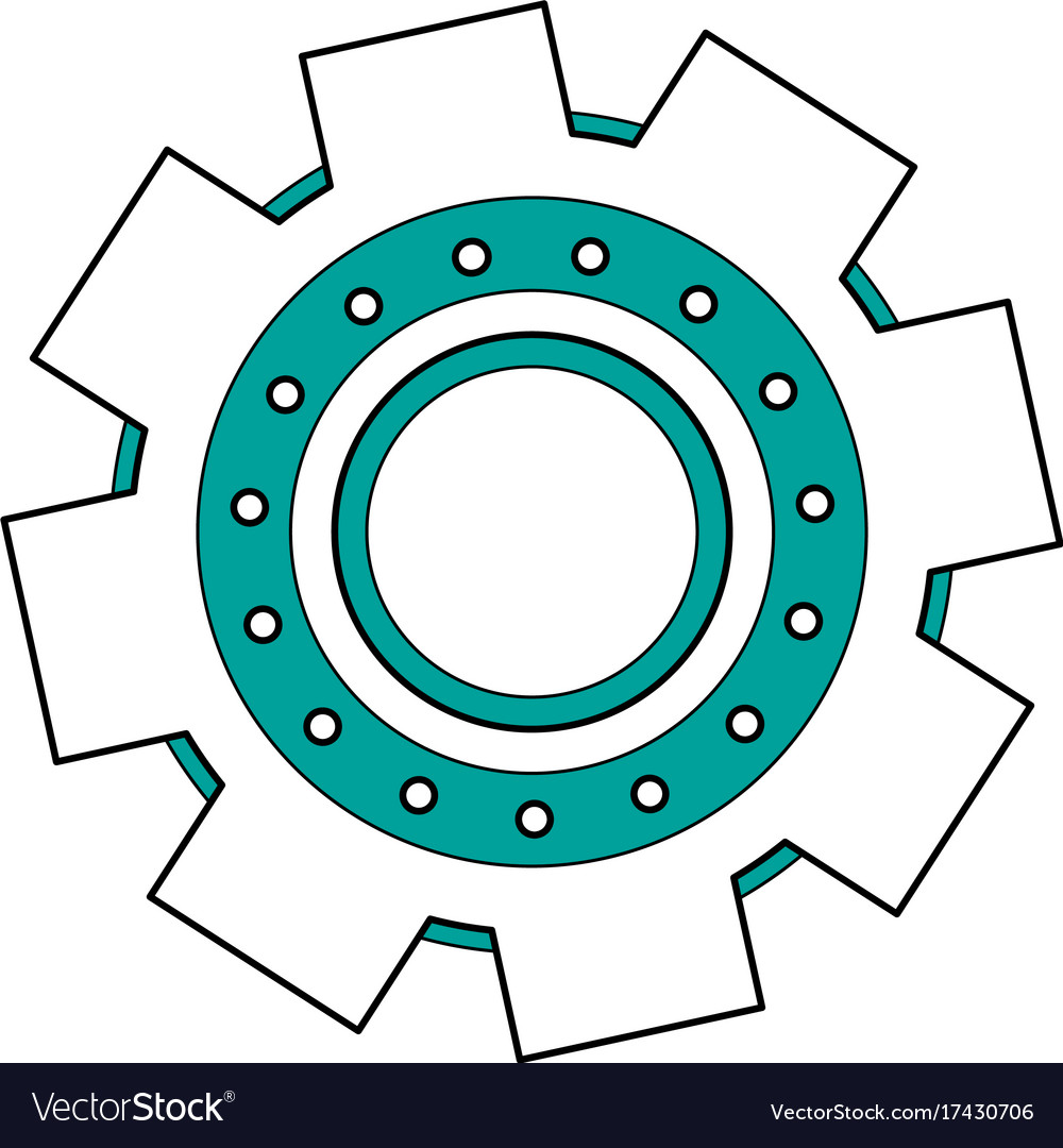 Single gear icon image Royalty Free Vector Image Single gear icon image Royalty Free Vector Image
