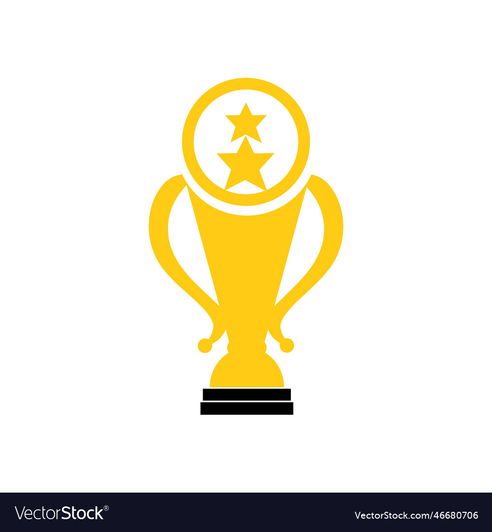 Trophy logo Royalty Free Vector Image - VectorStock