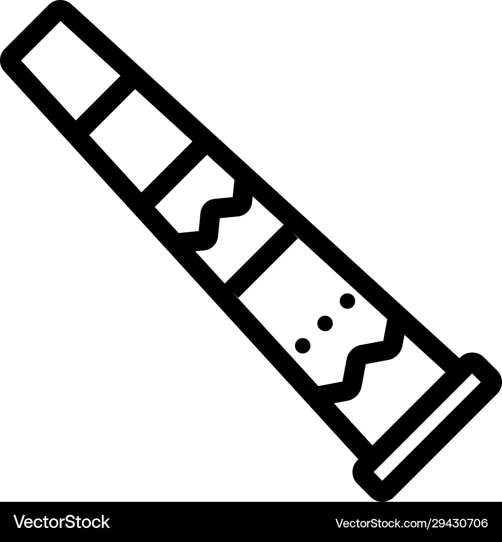 Tune icon is a isolated contour symbol Royalty Free Vector