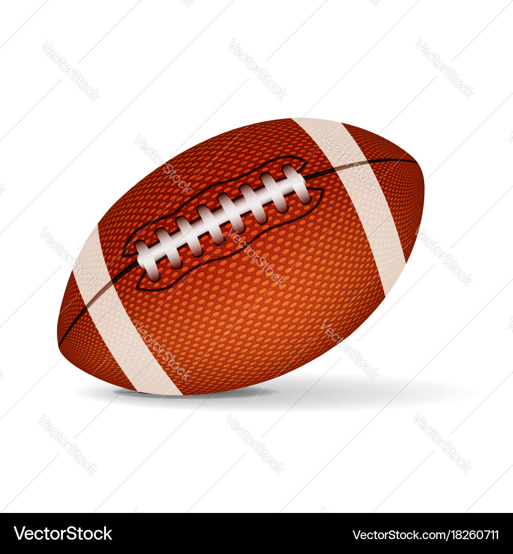 American football Royalty Free Vector Image - VectorStock