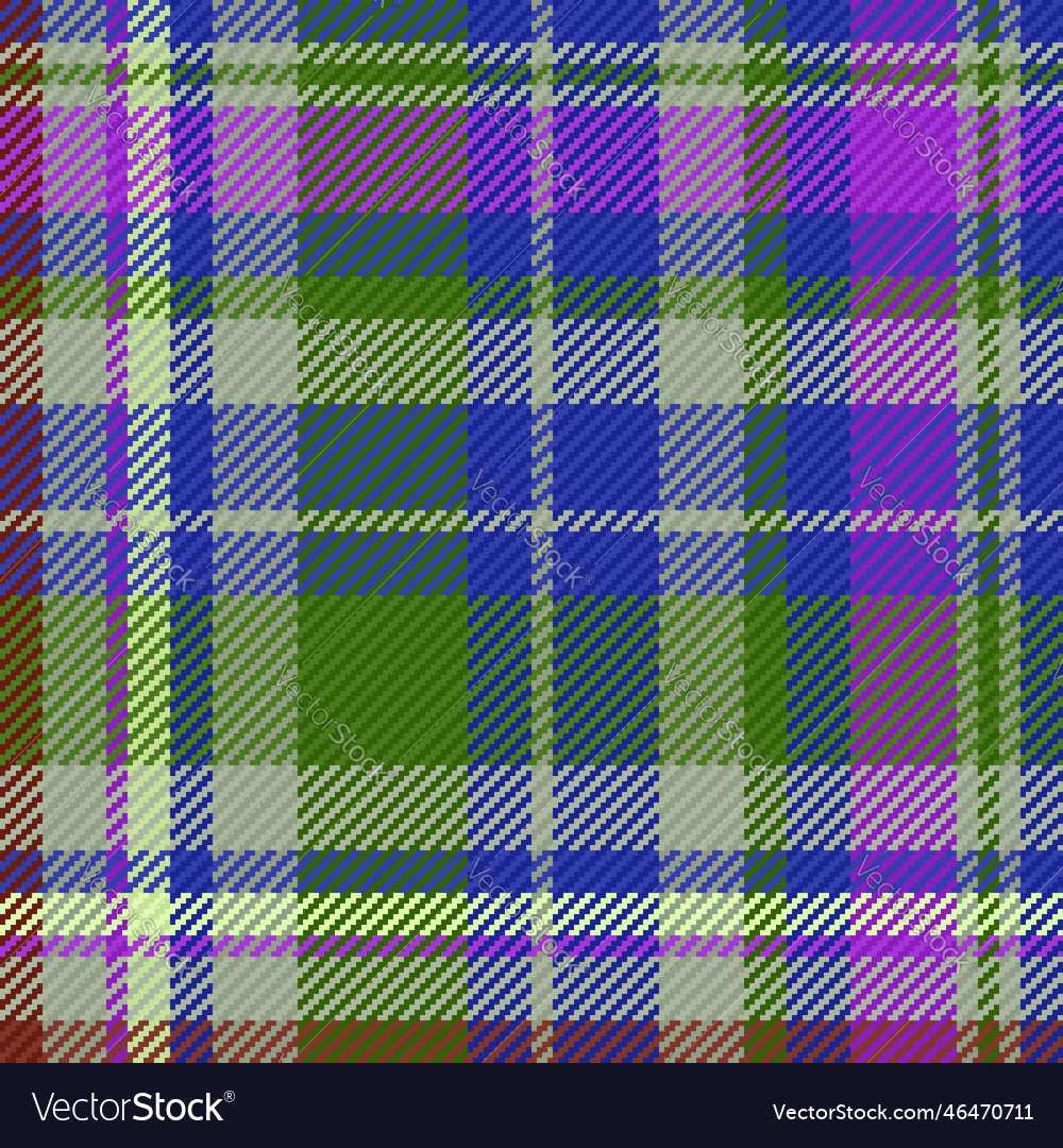 Plaid textile check texture background pattern Vector Image