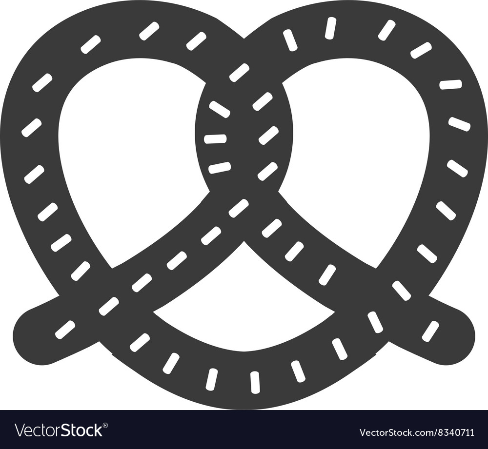 Pretzel Royalty Free Vector Image - VectorStock