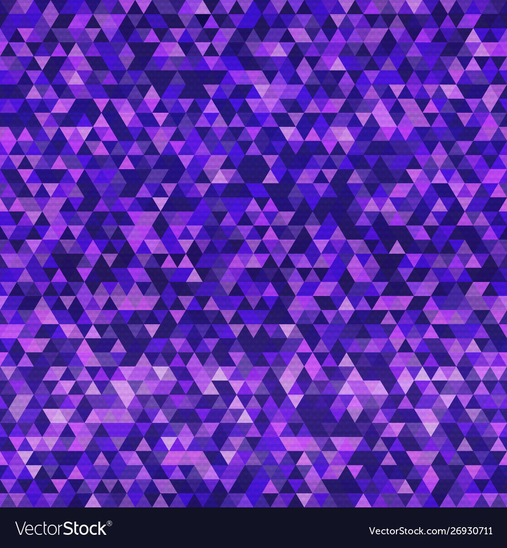 Purple triangle seamless pattern Royalty Free Vector Image