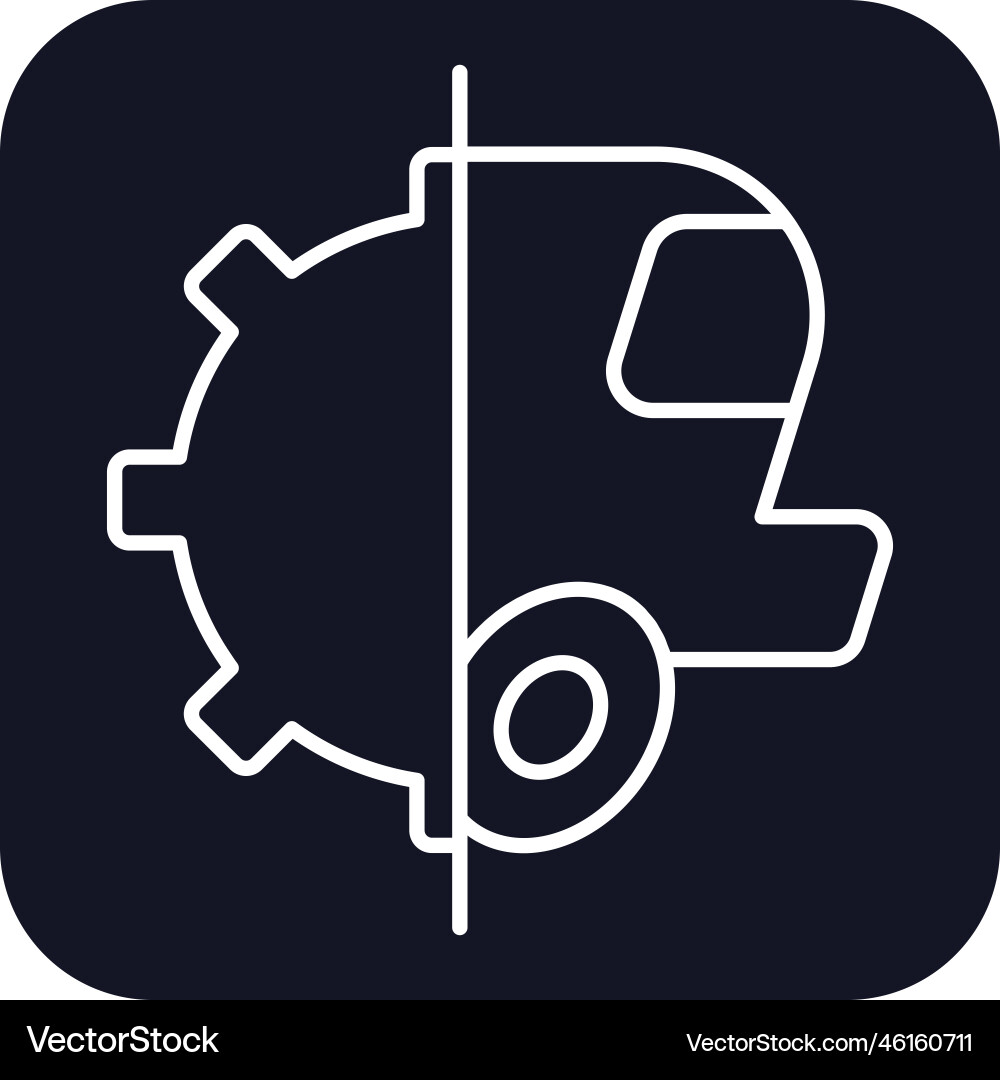 Service transportation icons with black filled Vector Image