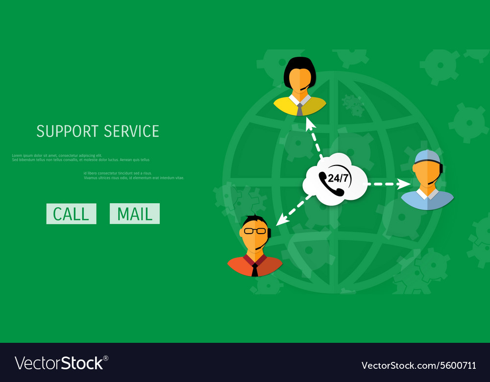 Support web icon Royalty Free Vector Image - VectorStock