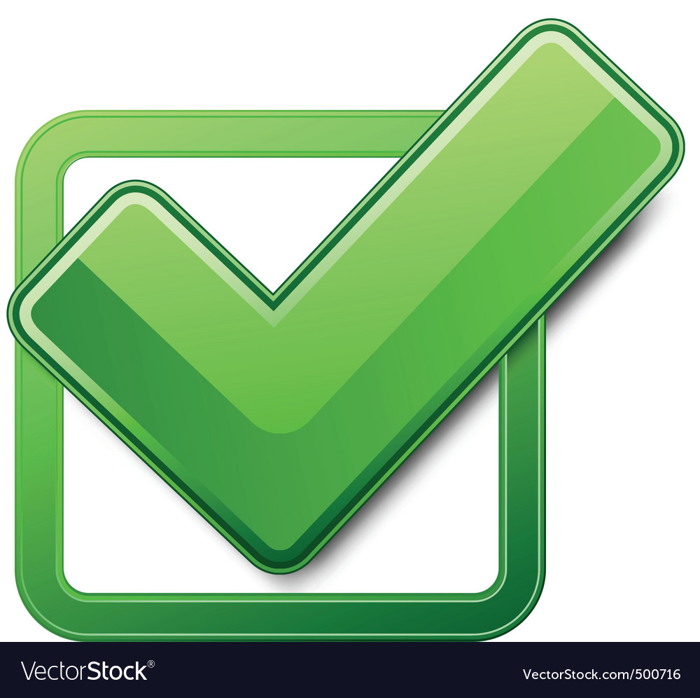 Check box Royalty Free Vector Image - VectorStock