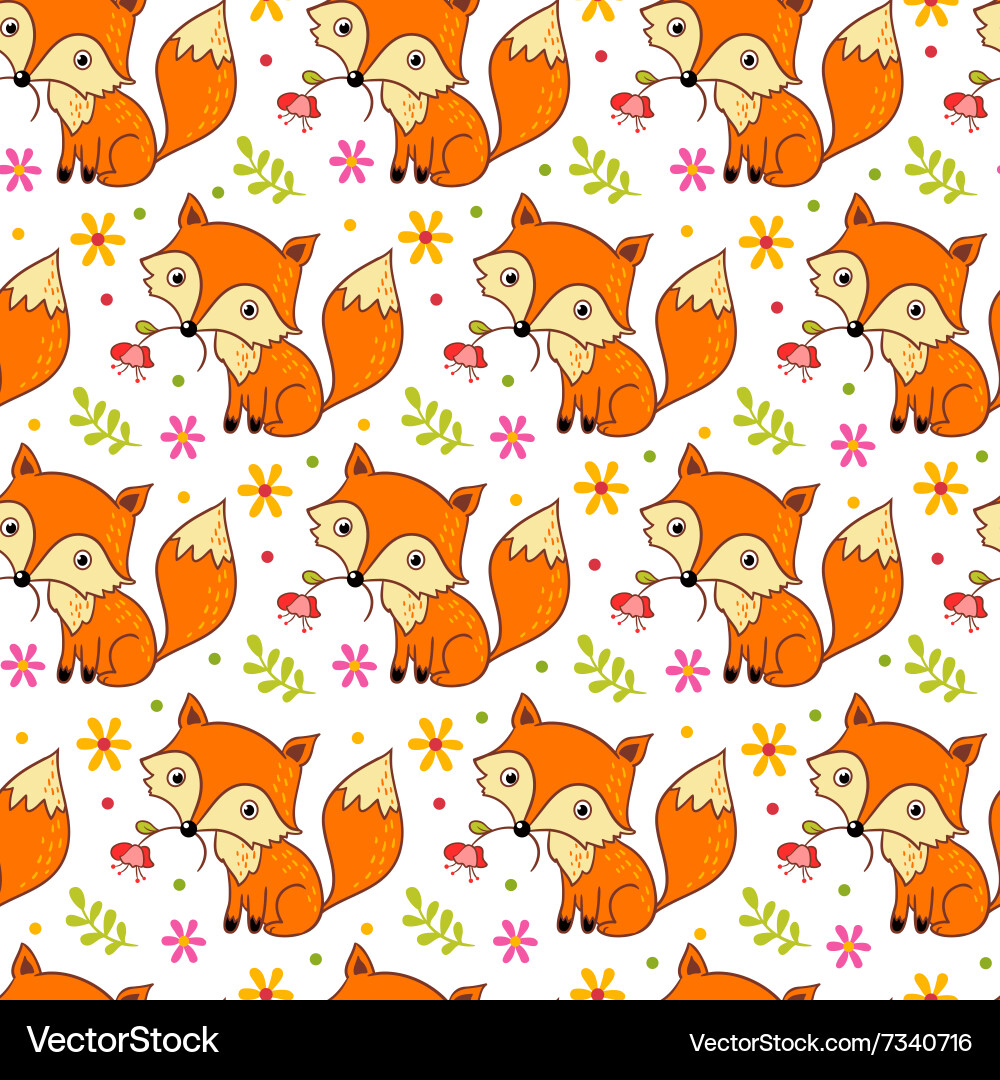 Fox Illustration Background