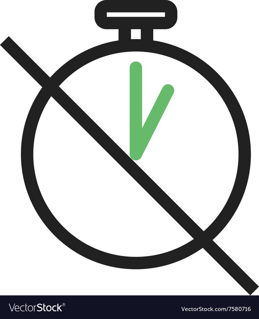 Timer Off Royalty Free Vector Image - VectorStock