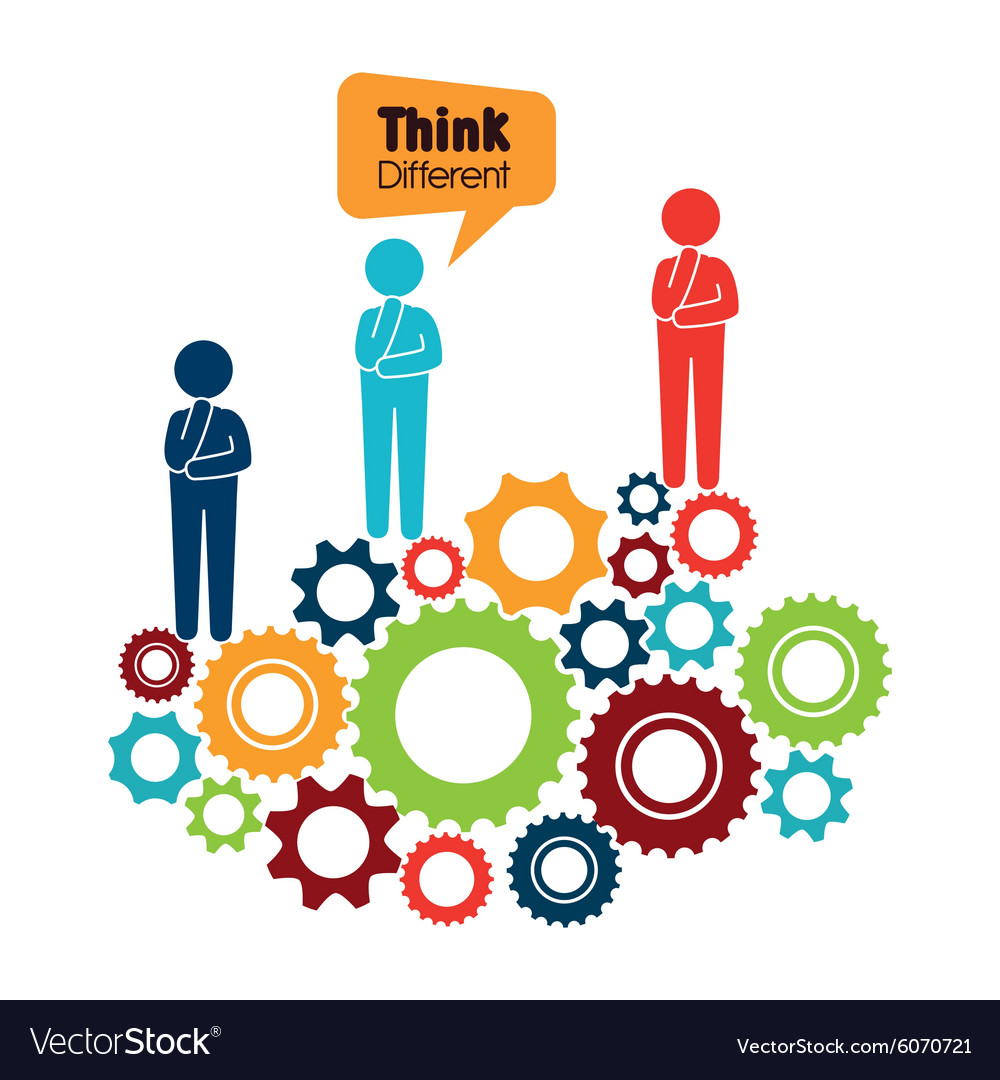 Big idea creative and intelligence Royalty Free Vector Image