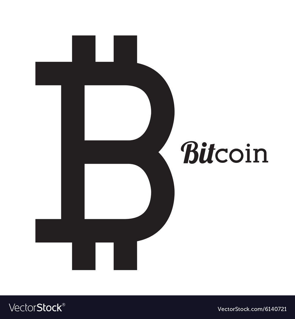 Bitcoin design Royalty Free Vector Image - VectorStock