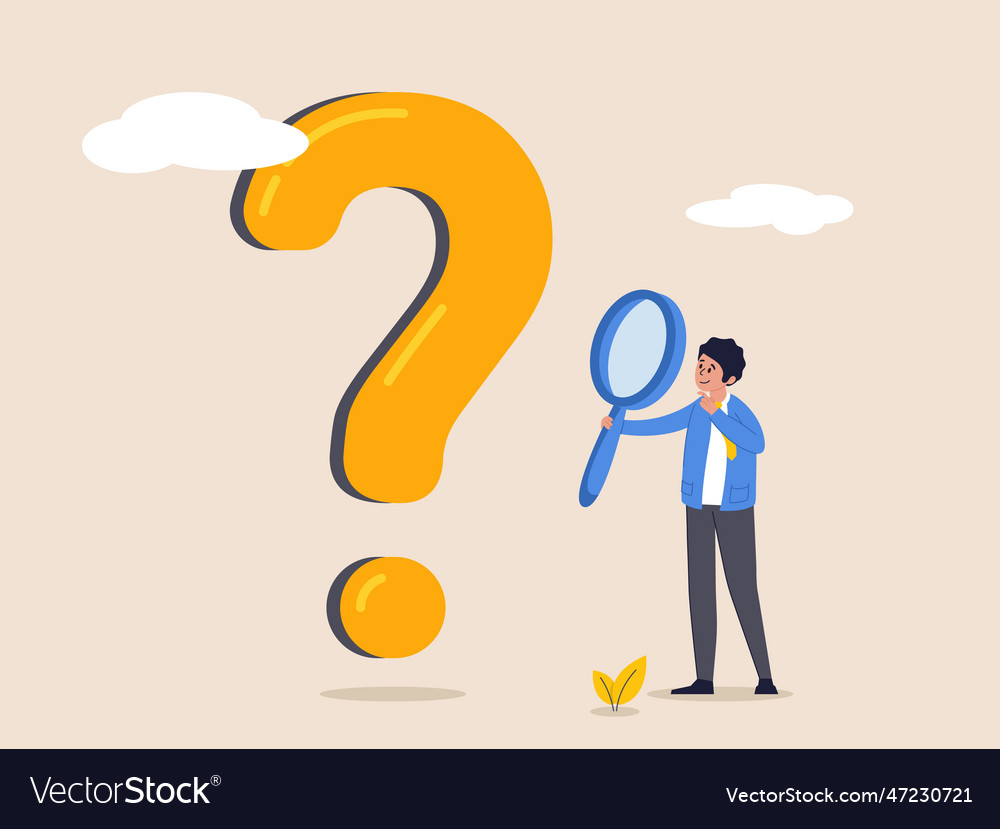 Business problem concept and root cause Royalty Free Vector