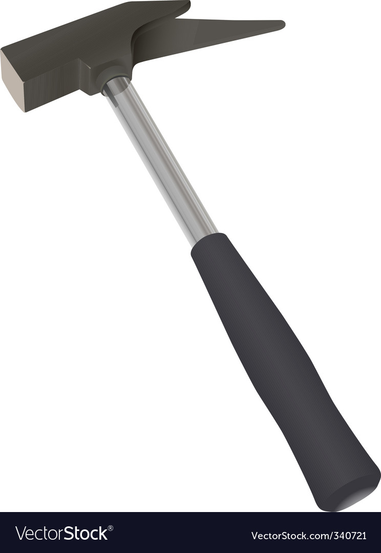 Carpenter hammer Royalty Free Vector Image - VectorStock