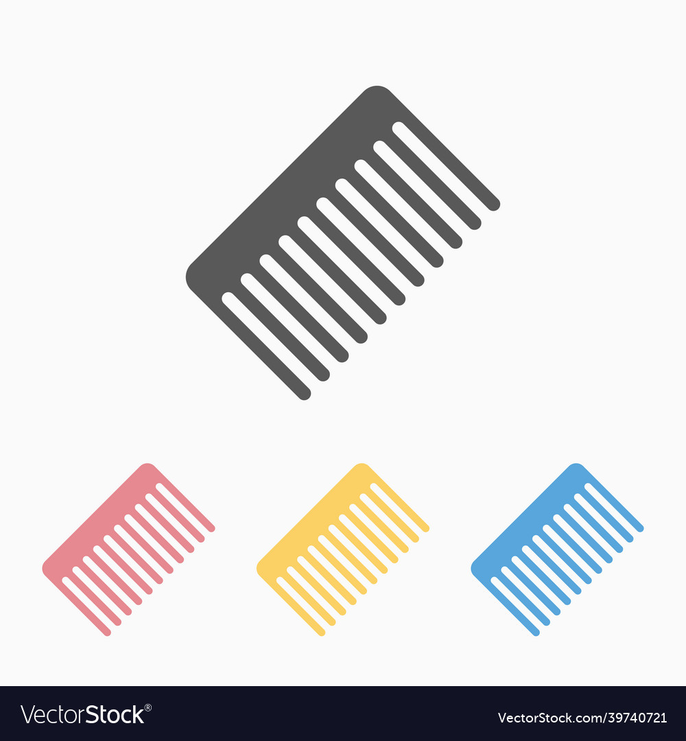 Comb icon Royalty Free Vector Image - VectorStock