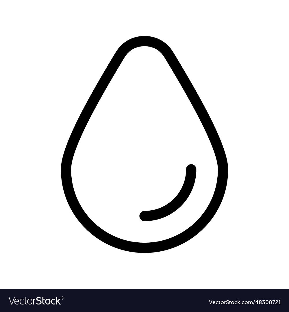 Drop icon Royalty Free Vector Image - VectorStock