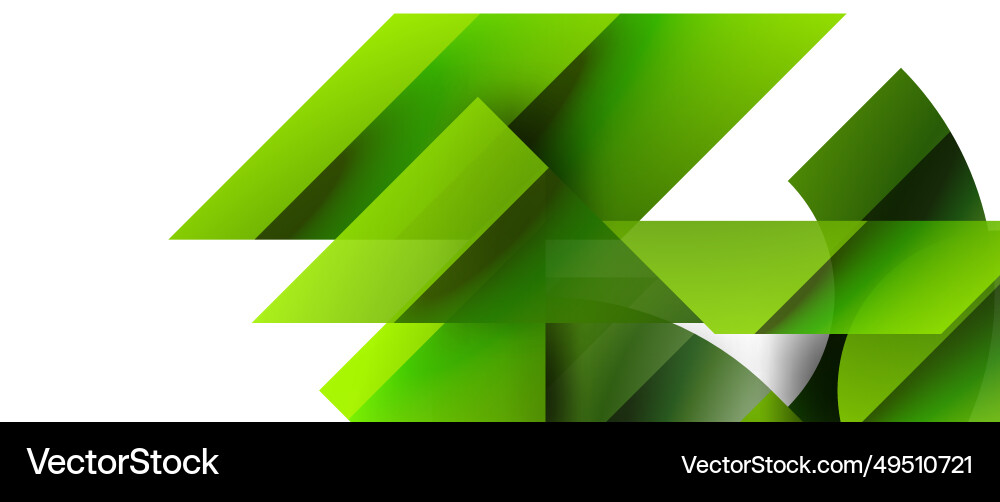 Geometric fusion - abstract harmony of triangles Vector Image