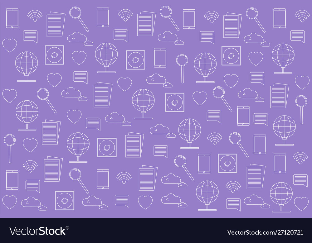 Innovative technologies icons pack Royalty Free Vector Image