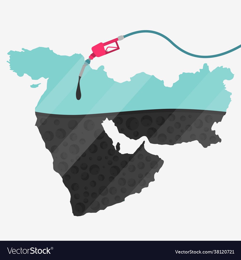 Oil middle east Royalty Free Vector Image - VectorStock