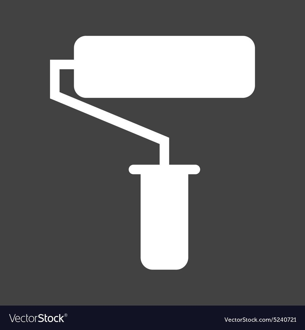 Paint Roller Royalty Free Vector Image - VectorStock