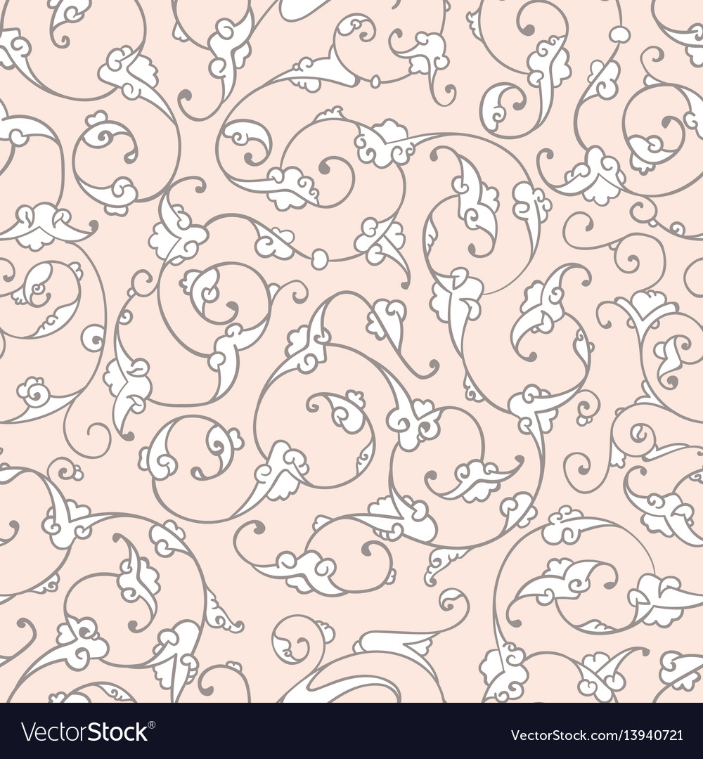 Rumi iznik seamless pattern Royalty Free Vector Image