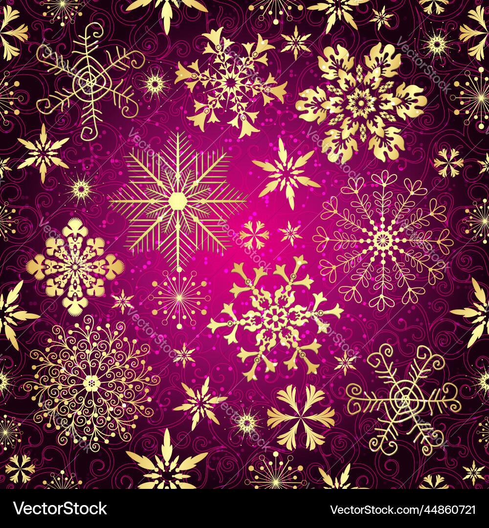 Vintage gold and dark purple pattern Royalty Free Vector