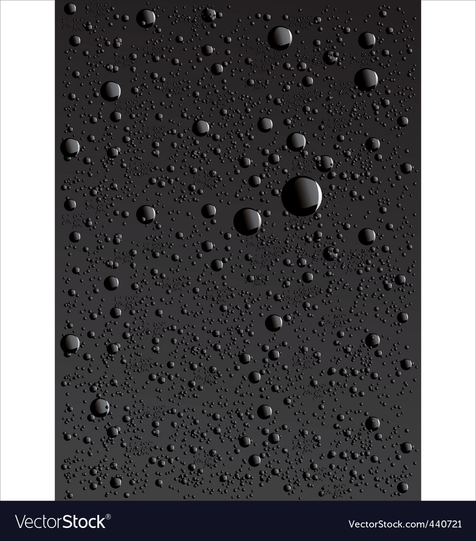 Water drop background Royalty Free Vector Image