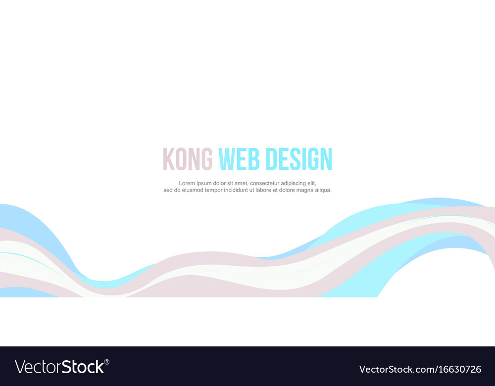 Abstract background for header website wave design