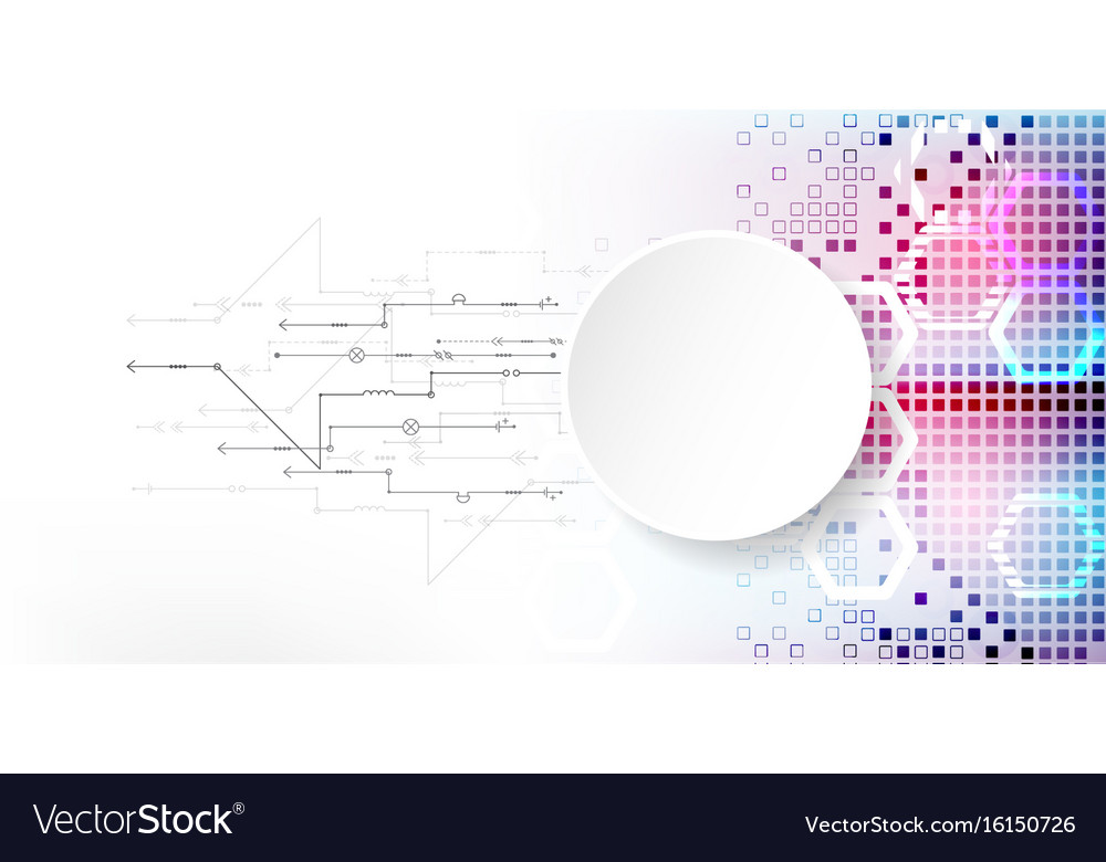 Abstract technological background Royalty Free Vector Image