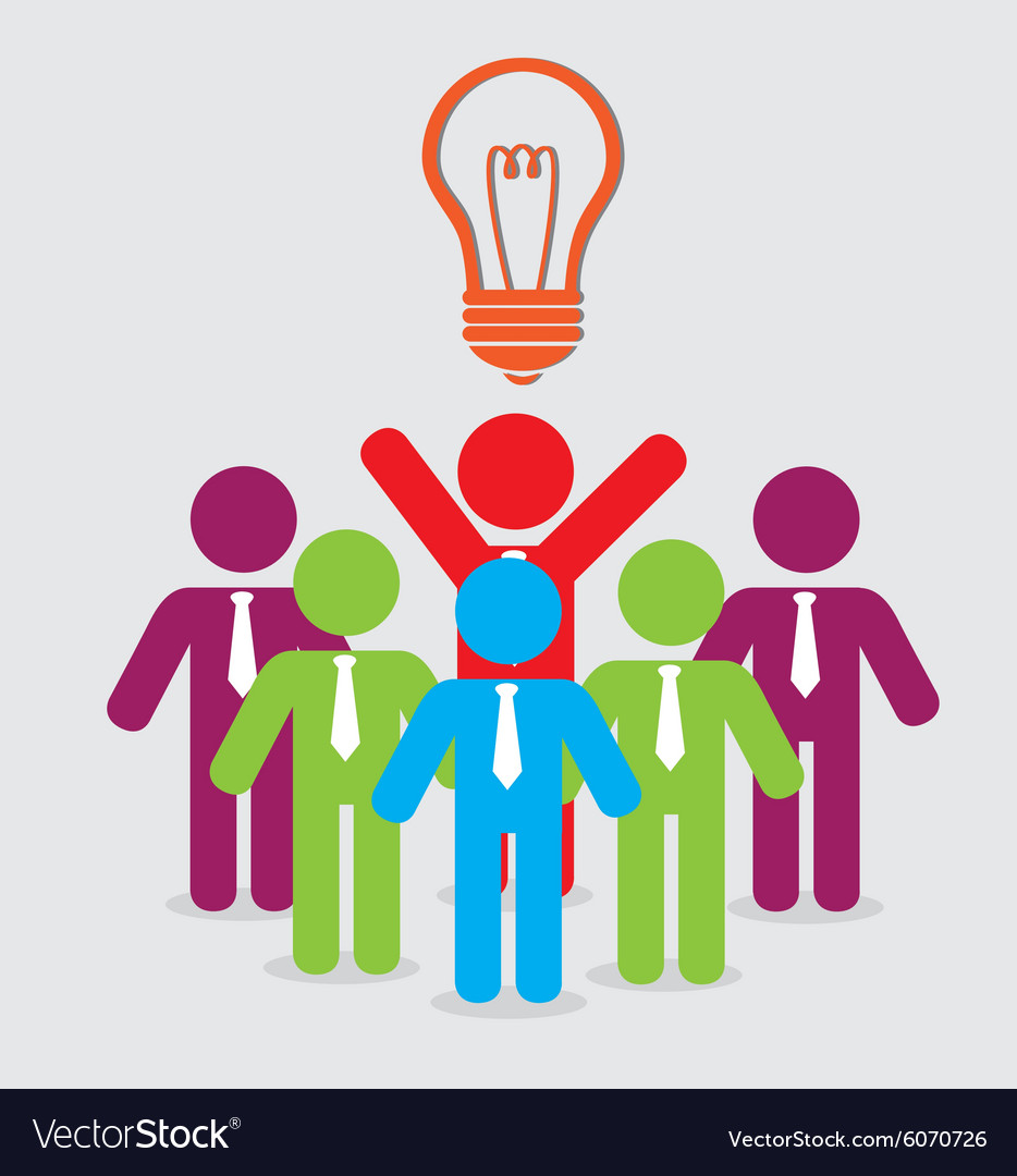 Big idea creative and intelligence Royalty Free Vector Image