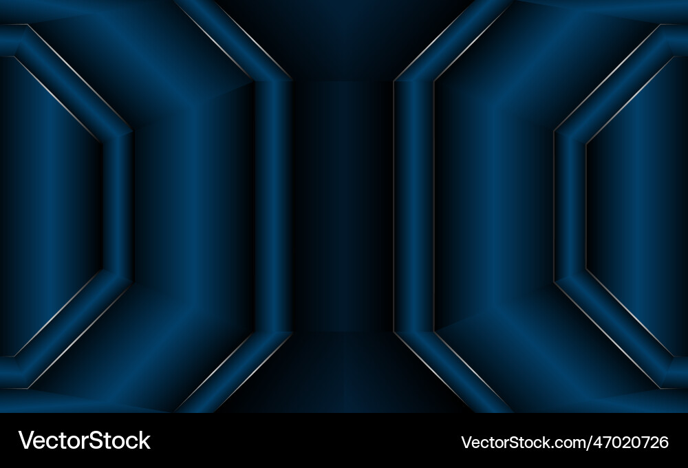 Blue abstract background for social media design Vector Image