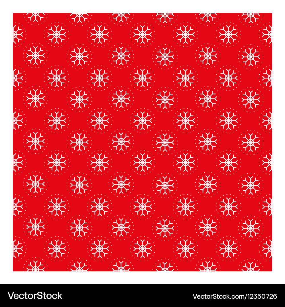 Christmas pattern with snowflakes Royalty Free Vector Image