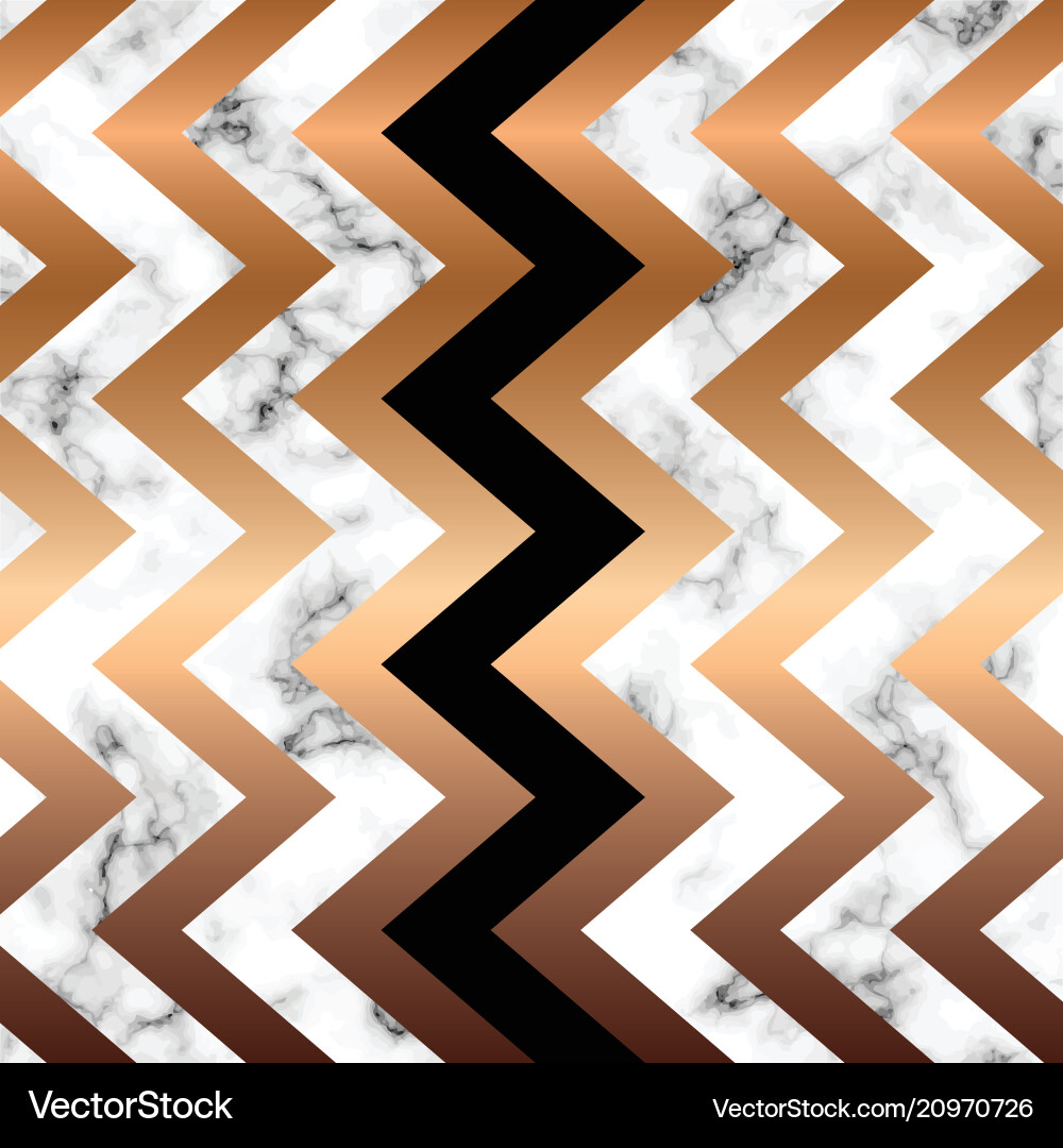 Marble texture design with golden geometric lines Vector Image