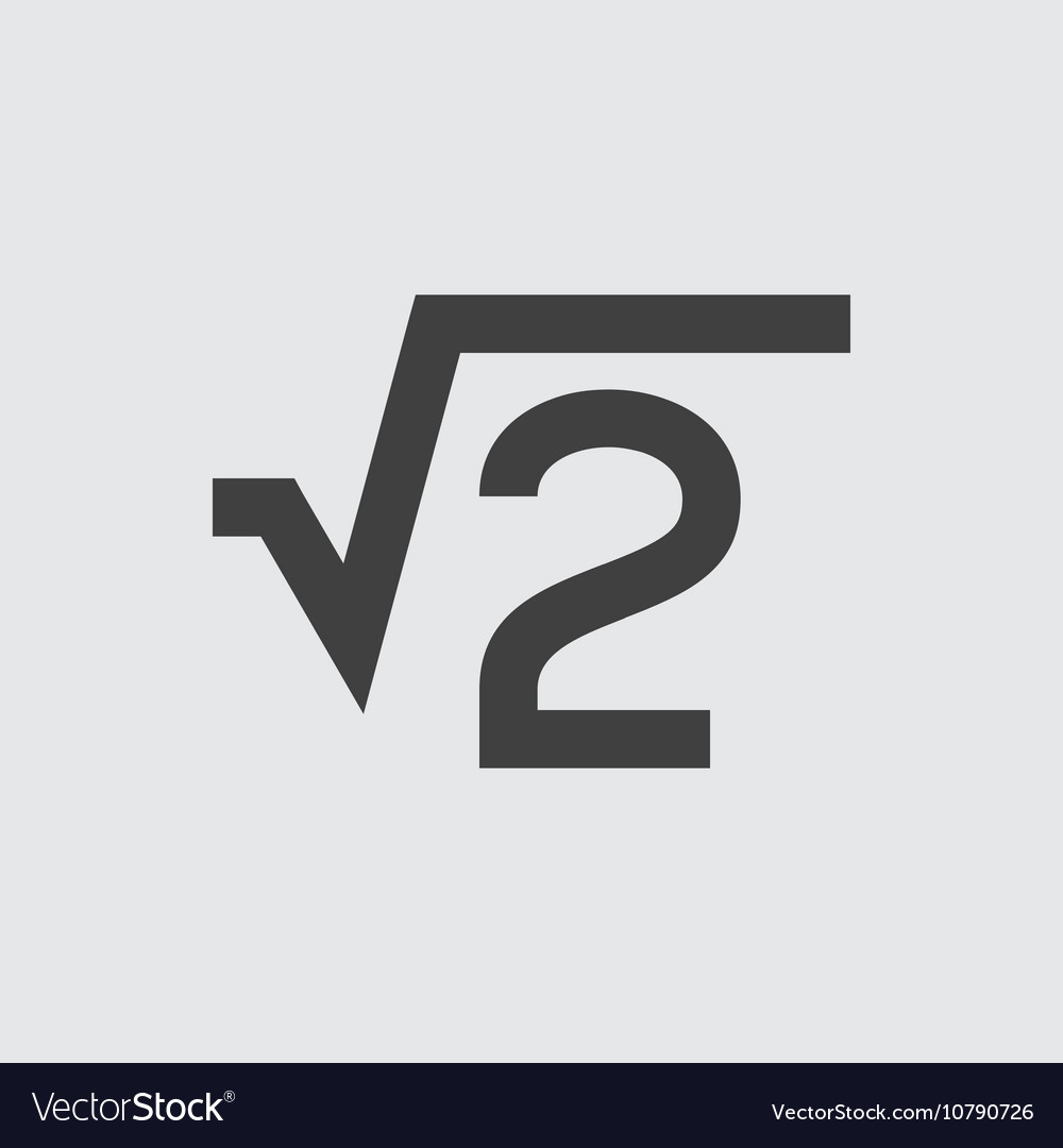 Square root icon Royalty Free Vector Image - VectorStock
