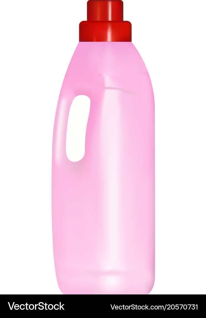 Laundry Detergent Plastic Bottle Royalty Free Vector Image
