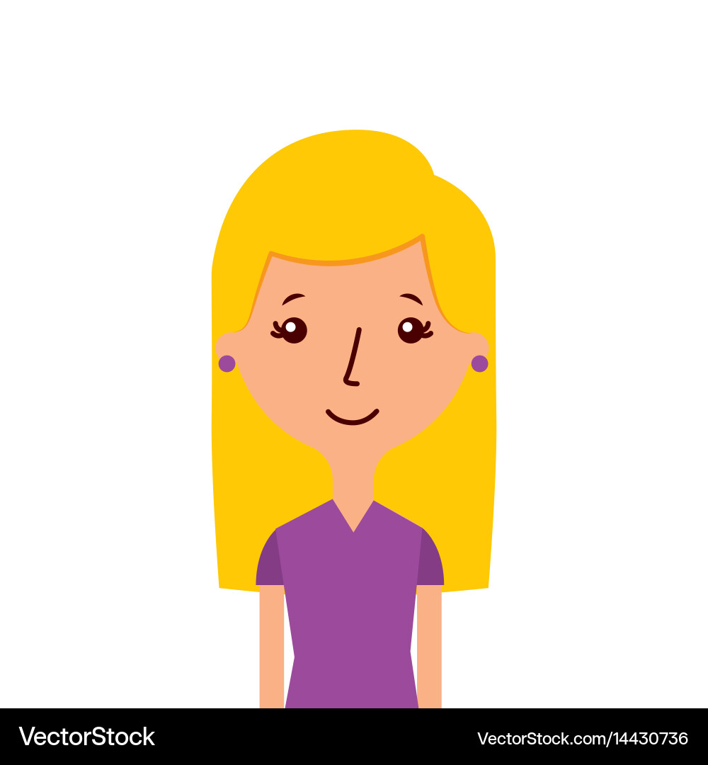 Cartoon woman icon Royalty Free Vector Image - VectorStock