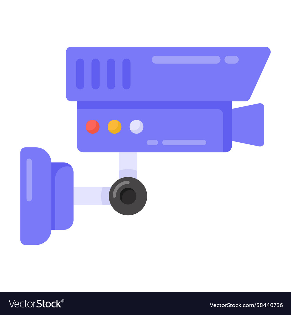 Cctv camera Royalty Free Vector Image - VectorStock