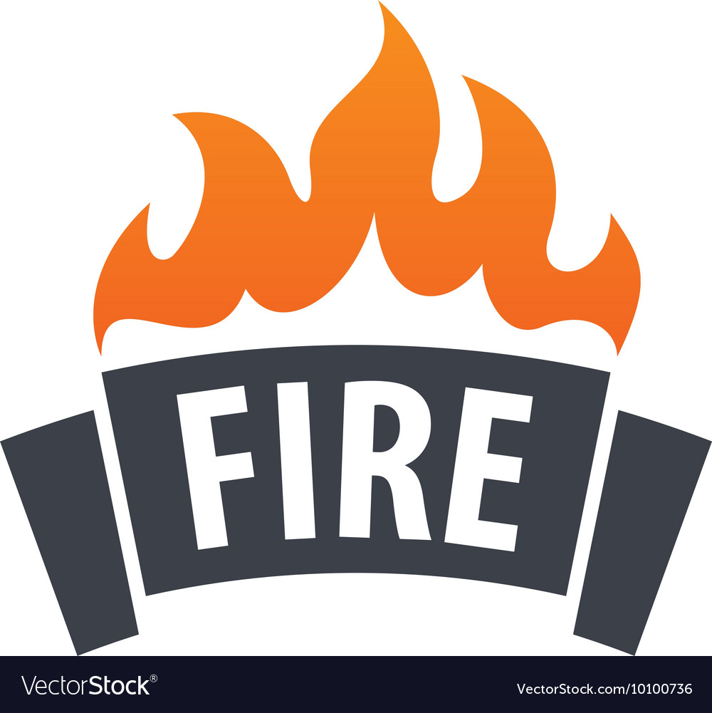 Fire logo Royalty Free Vector Image - VectorStock