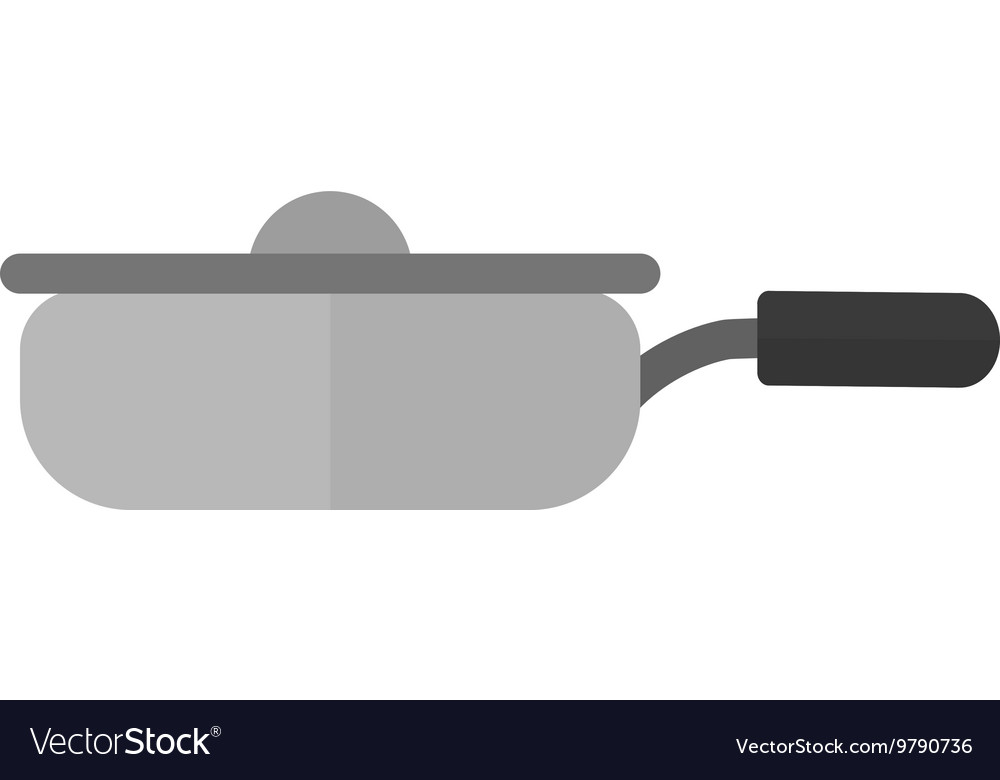 Frying pan Royalty Free Vector Image - VectorStock