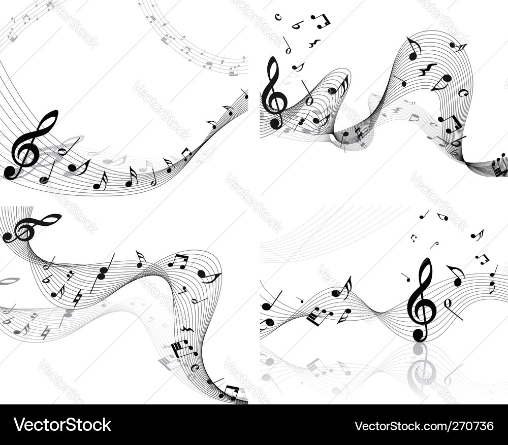 Notes staff Royalty Free Vector Image - VectorStock