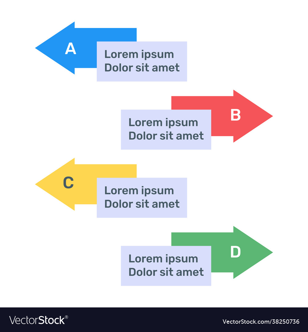 Process infographic Royalty Free Vector Image - VectorStock