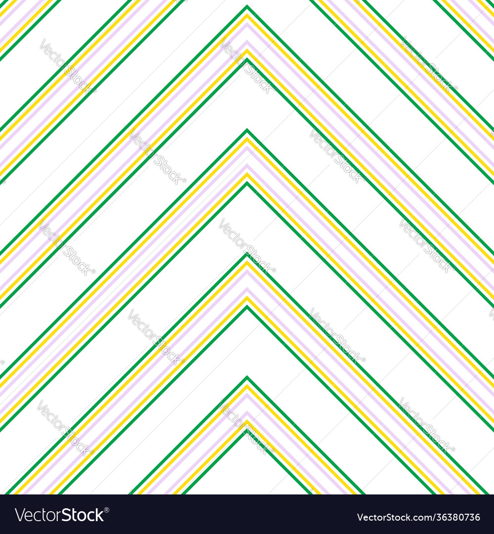 Rainbow chevron diagonal stripes seamless pattern Vector Image