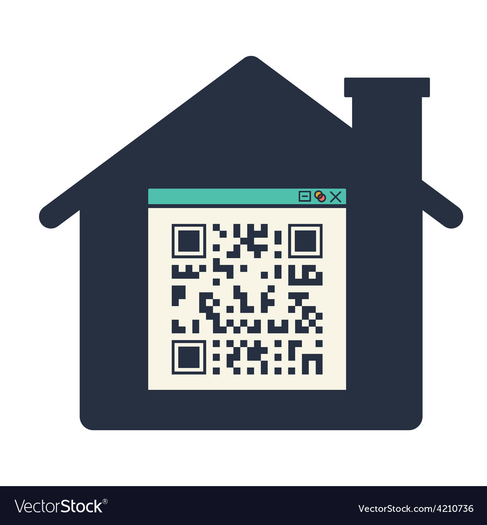 Scan qr code design Royalty Free Vector Image - VectorStock