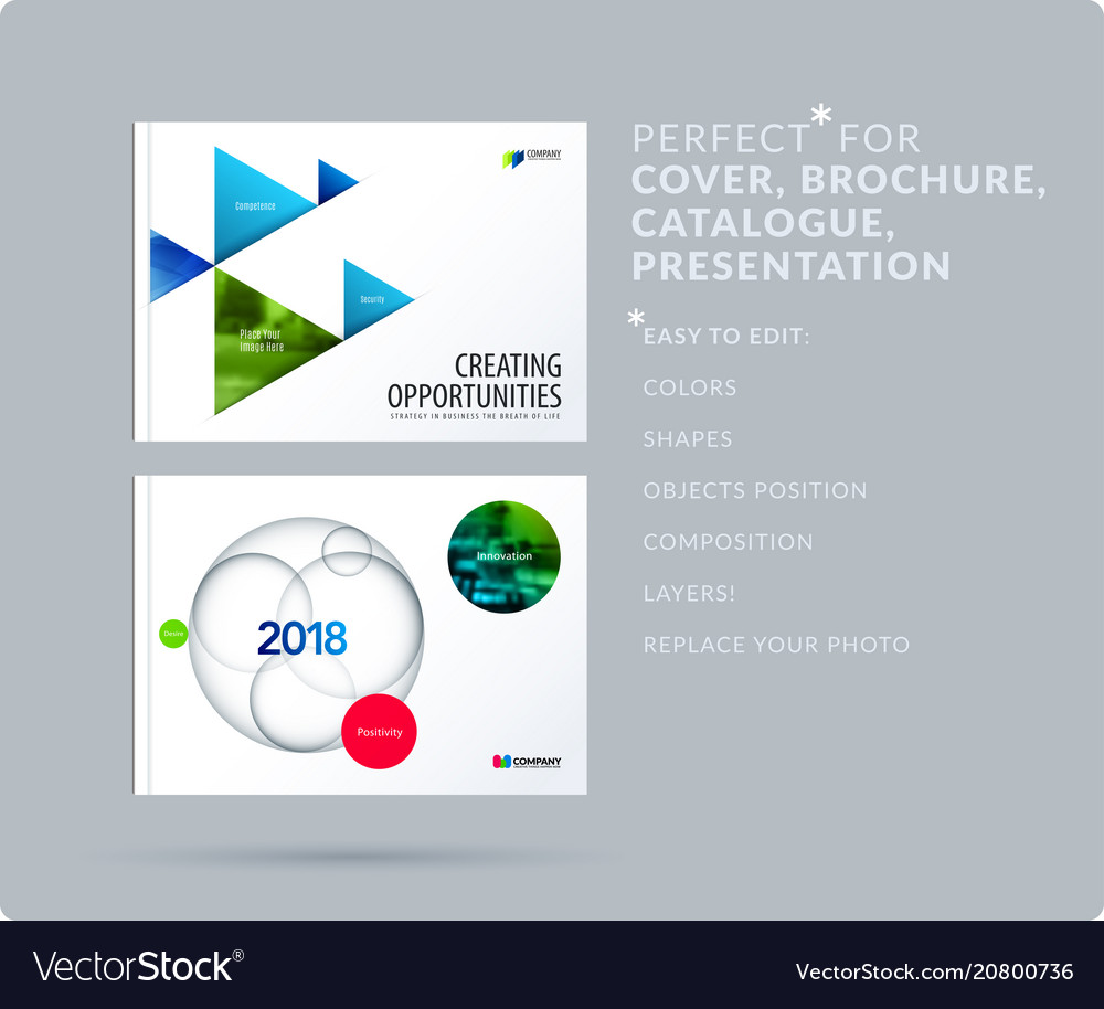 Triangular design presentation template Royalty Free Vector