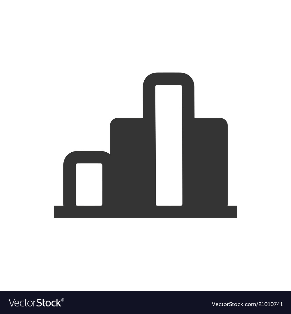 Bar chart icon Royalty Free Vector Image - VectorStock