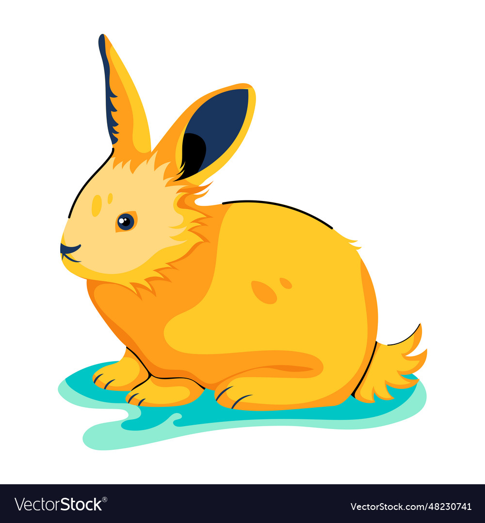 Cute rabbit Royalty Free Vector Image - VectorStock