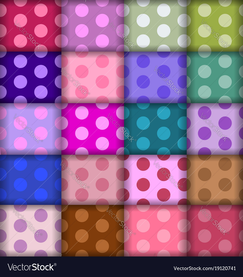 Dots patterns Royalty Free Vector Image - VectorStock