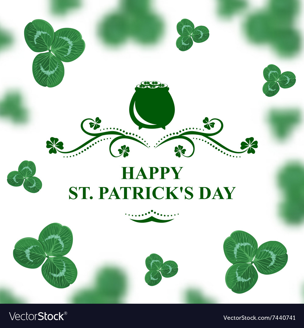 St patrick Royalty Free Vector Image - VectorStock
