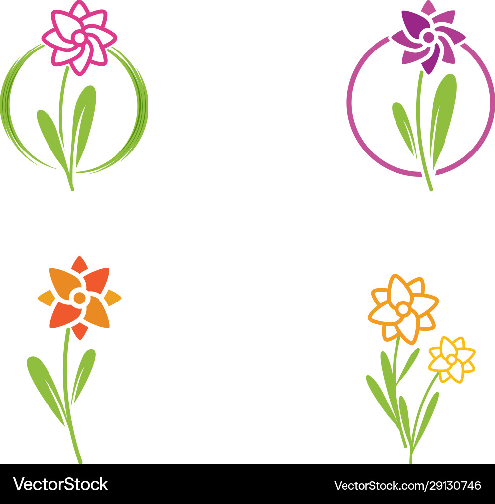 Beauty florist icon design Royalty Free Vector Image