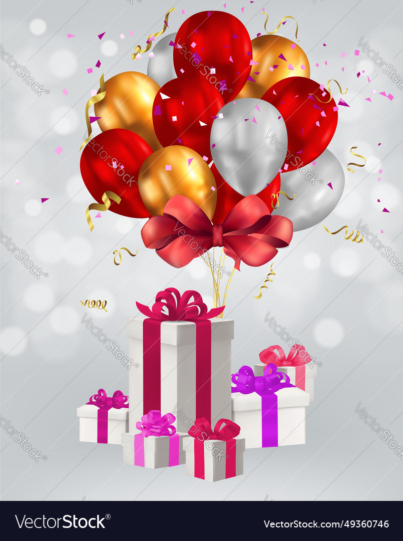 Celebration background with gift boxes Royalty Free Vector